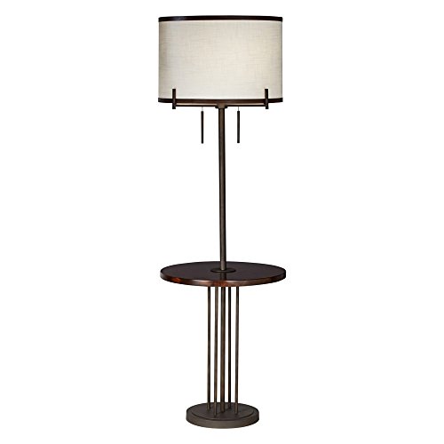 Side Tables with Lamps Attached