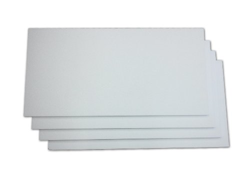 EcoBox 24 x 48 x 1 Inches Expanded Polystyrene Foam Sheet, 4-Pack (E ...