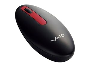 Amazon.com: Sony Vaio Mouse VGP-BMS21 BI Black-Red | Bluetooth Laser ...