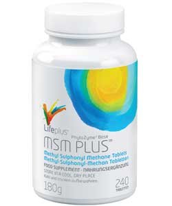 Lifeplus MSM Plus 180g - 240 Tablets: Amazon.co.uk: Health & Personal Care
