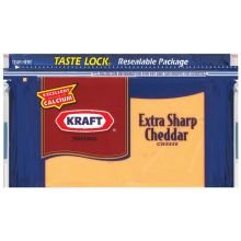 Kraft Cheese, Natural, Extra Sharp Cheddar | KetoDB