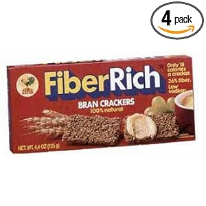 Amazon.com: Fiber Rich Bran Crackers, 4.4-Ounce Units (Pack of 4)