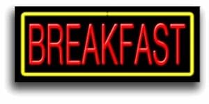 Amazon.com : Breakfast Neon Sign : Yard Signs : Patio, Lawn & Garden