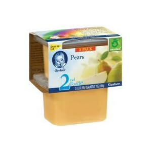 Amazon.com: Gerber 2nd Foods NatureSelect Baby Food, Pears, 2 ea ...