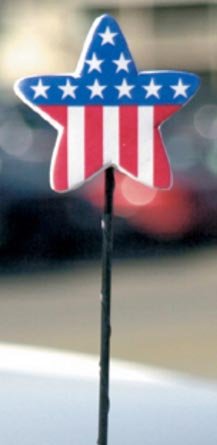 Hitching & Towing: Patriotic Red, White and Blue American Flag Car ...