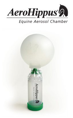 AeroHippus Equine Aerosol Chamber with Flow-Vu IFI Horse Inhaler for ...