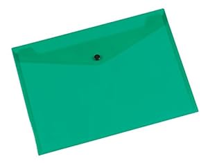Amazon.com - Pack of 24 Quality Green Plastic Document A4 Wallet ...