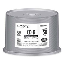 Sony Ink-Jet Printable CD-R – Bulk (50 pk Spindle) | getelectronics2