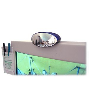 Amazon.com : Rear View Monitor Mirror - Fits Regular & Flat Screen LCD ...