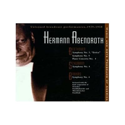 Hermann Abendroth 6 Leipzig Gewandghaus / Radio symphonic orchestra ...