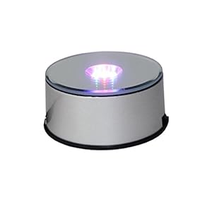 Amazon.com - Leadleds Laser Etched Crystal Cube Light up Rotary ...