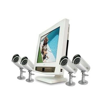 Svat Ultra Slim 4-Channel 17" LCD-DVR 4 Cameras
