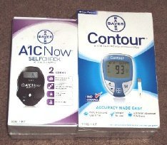 Amazon.com : Bayer A1CNow SelfCheck At-Home A1C System & Contour Blood ...