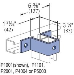 Amazon.com: Genuine Unistrut P1737-EG 3 Hole "U" Shaped Connector ...
