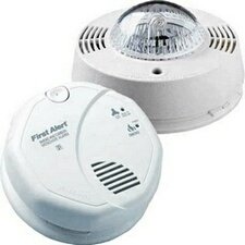 First Alert SC7010B Smoke / CO Detector with Battery Backup & Strobe ...