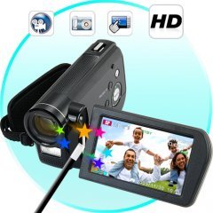 Discovery 1080P SuperHD Digital Camcorder/Camera (5x Optical + 10MP CMOS)