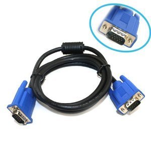 Genuine Dell Monitor Cable. Ferrited and Double Shielded 6ft 15 pin M/M ...