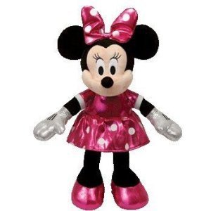 Disney Ty Minnie Mouse - Sparkle Pink Small Plush by Ty - T.A.B ...