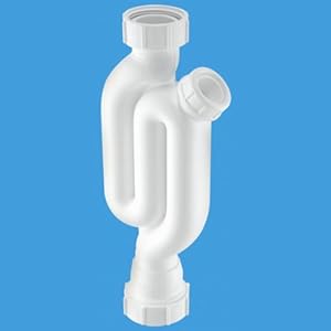 Y10 McALPINE 1 1/4 INLINE TRAP 1 1/2 OUTLET: Amazon.co.uk: DIY & Tools
