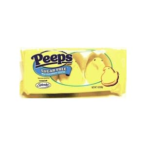 Peeps Sugar Free Marshmallow Chicks, 3 Chicks per Package, Set of 5 ...