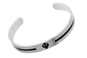 Amazon.com: Sikh Stainless Steel Cuff Bracelet: Kara Sikh Bracelet: Jewelry