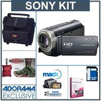 Sony HDR-CX300 16GB Flash Memory Handycam Camcorder Kit - Silver - with ...