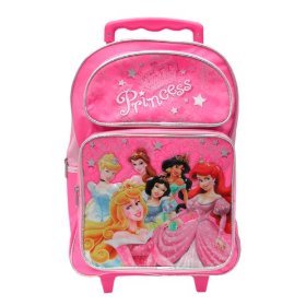 Amazon.com : Disney Princess the Best Rolling Backpack Fill Size ...
