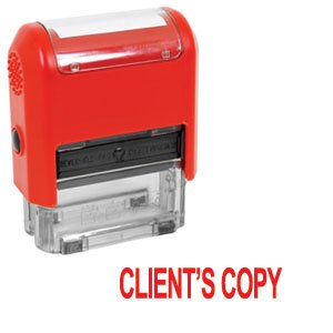 Amazon.com : CLIENT'S COPY STAMP : Business Stamps : Office Products