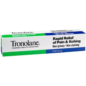 Tronolane Anesthetic Cream for Hemorrhoids 2oz