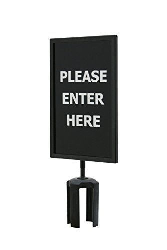 Queueway QWAYSIGN-7" X 11" -PLEASE ENTER HERE "Please Enter Here" Sign ...