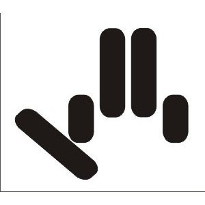 Amazon.com: Dane Cook SUPER FINGER Decal Sticker Su-Fi Sue-Feye, Black ...