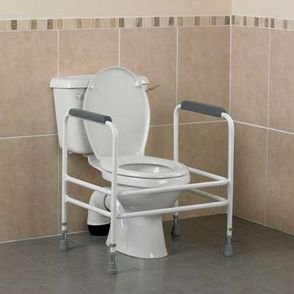 Bariatric Adjustable Height Toilet Surround / Frame | Nakosite