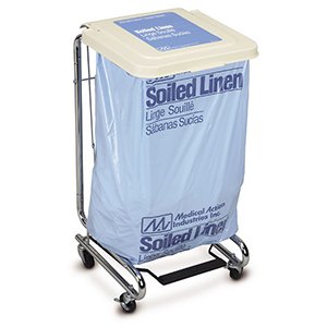 Amazon.com: Alimed Medical Action Premier Step-On Covered Hamper Stands ...