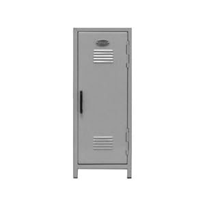 Amazon.com : Mini Locker with Lock and Key Silver : Office Storage ...