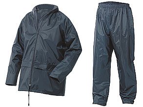 Small Waterproof Jacket & Trousers Set Navy Blue: Amazon.co.uk: Clothing