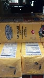 James Farm 160 Slice Yellow American Cheese 5 Lb.: Amazon.com: Grocery ...