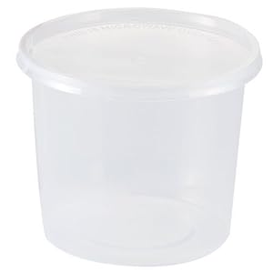 Amazon.com: Set of 5 - 25 Oz. Round Food Storage Container with Lids ...