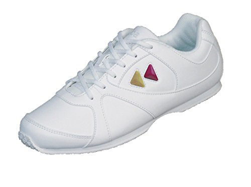 Kaepa Women's Cheerful Cheer Shoe with Color Change Snap in Logo, White ...
