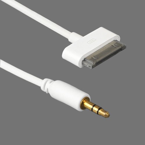 Atomic Market 30 Pin Dock Connector to AUX 3.5mm Male Audio Cable ...