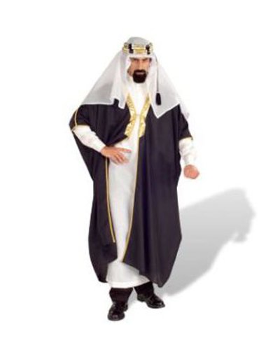Buy Arab Sheik Halloween Costume for Adults Fits up to size 42 Get Now ...