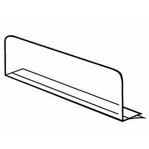Amazon.com: Clear Adhesive Shelf Dividers 16" x 3" Pack of 20 ...