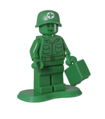 legos for sale: Green Army Man (Medic) - LEGO Toy Story Minifigure