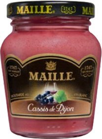Amazon.com : French Dijon Cassis Mustard Maille-Moutarde Au Cassis De ...