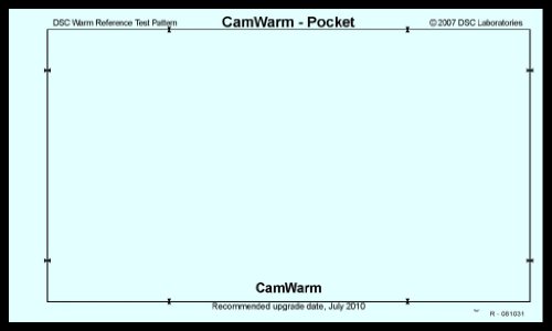 Pocket White'nWarm - Camera alignment test chart - Want It All