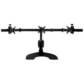 Ergotech Triple Desk Stand with Telescopic Wings | Desk Accessories ...