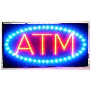 E Onsale ATM LED Neon Light Open Sign With Animation On/off and Power ...