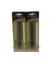 Amazon.com : Foray Rollerball Black Refill to Fit Waterman Rollerball ...