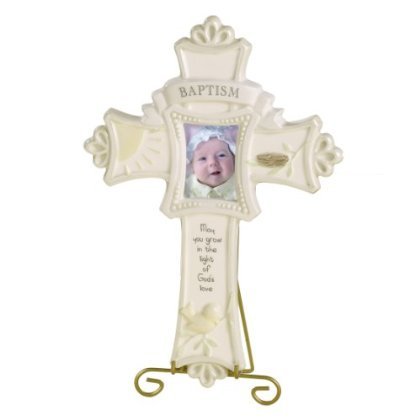 Personalized Baptism Cross Frame - FindGift.com