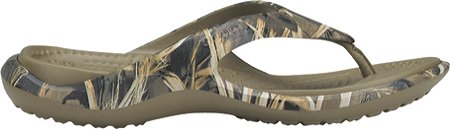 Crocs Men's Baja Realtree Flip Flop Sandal from crocs - Mizzle Blue â„¢