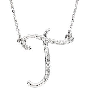 Letter T In Diamonds